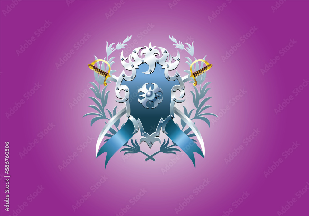 Vettoriale Stock shild vector badges and stickers vector. Shild badges ... Vettoriale Stock shild vector badges and stickers vector. Shild badges ...