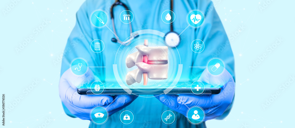 Spinal herniation, herniated disc. lower back pain spine. severe disc ...