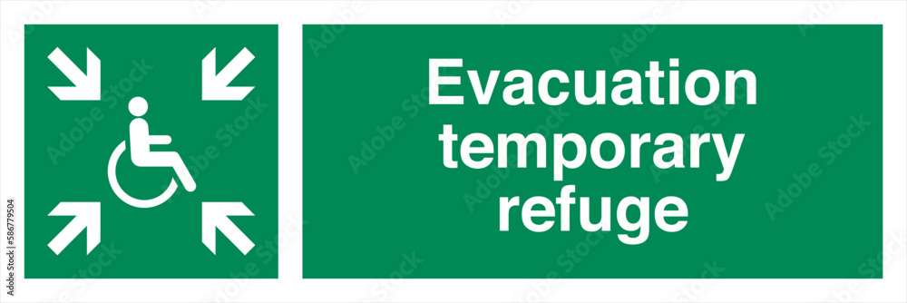 Safety ISO Registered Emergency Safe Condition Landscape Signs ...