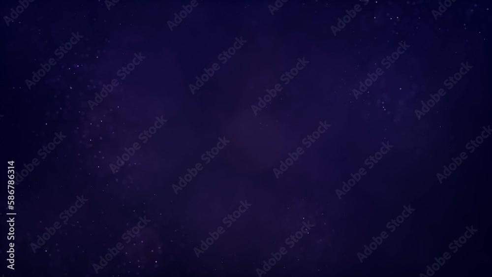 Background animation of aesthetic floating light particles in the dark ...