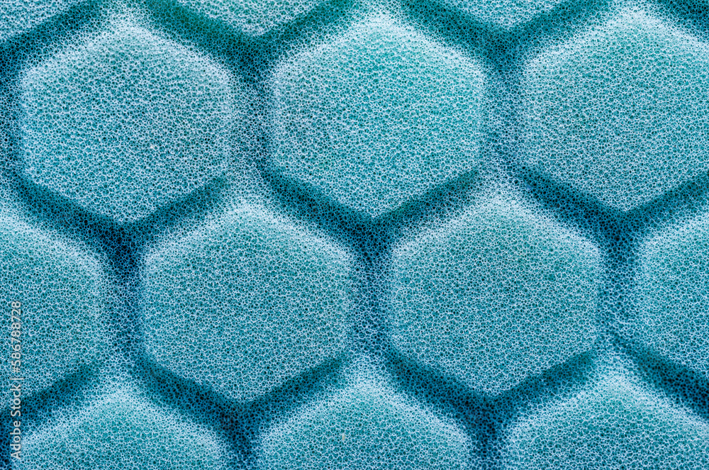 Hexagon sponge pattern background, open cell foam Stock Photo | Adobe Stock