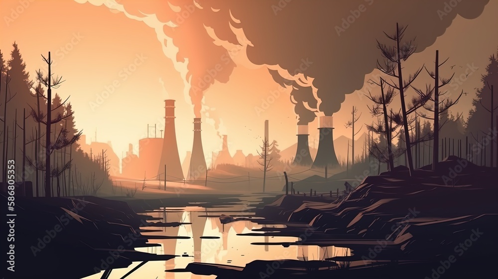 Understanding Pollution Impacts: A Conceptual Illustration in 8K ...