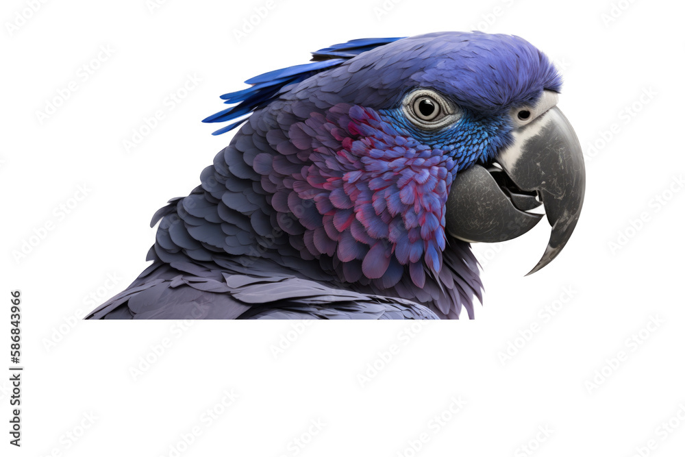 a jungle-themed macro photographic illustration of a blue indigo and ...