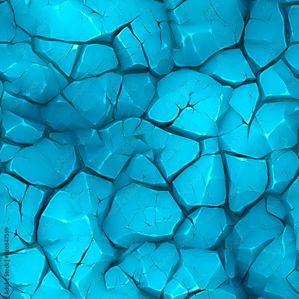 Seamless Pattern. Cracked iced ground illustration perfect for video ...