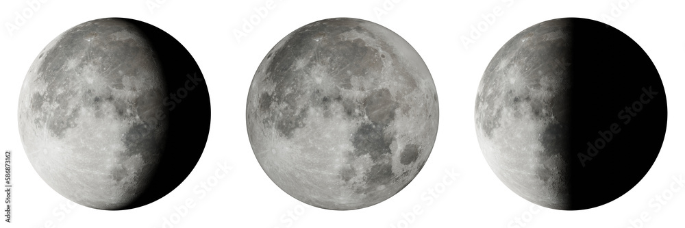 Moon PNG with transparent background Stock Illustration | Adobe Stock