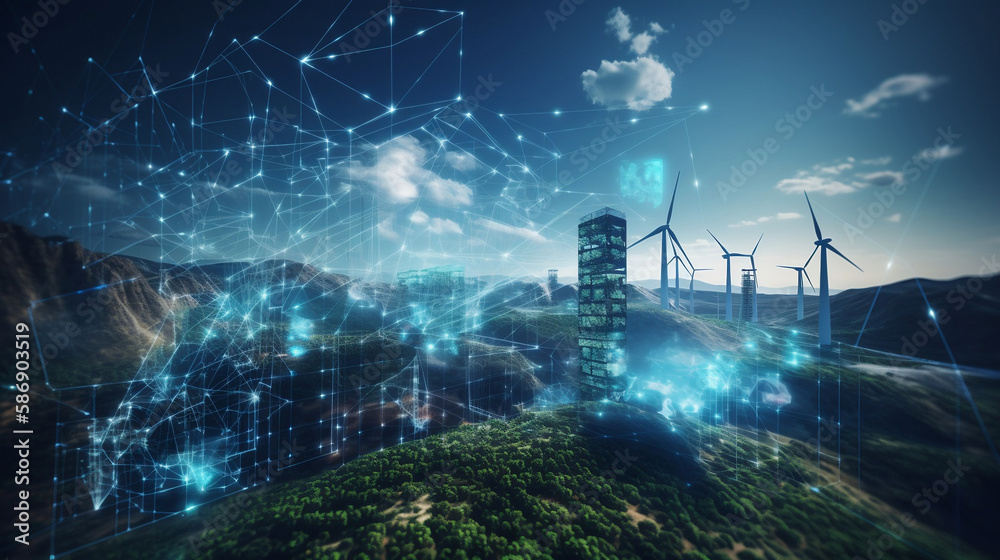 Renewable Energy.Environmental protection, renewable, sustainable ...