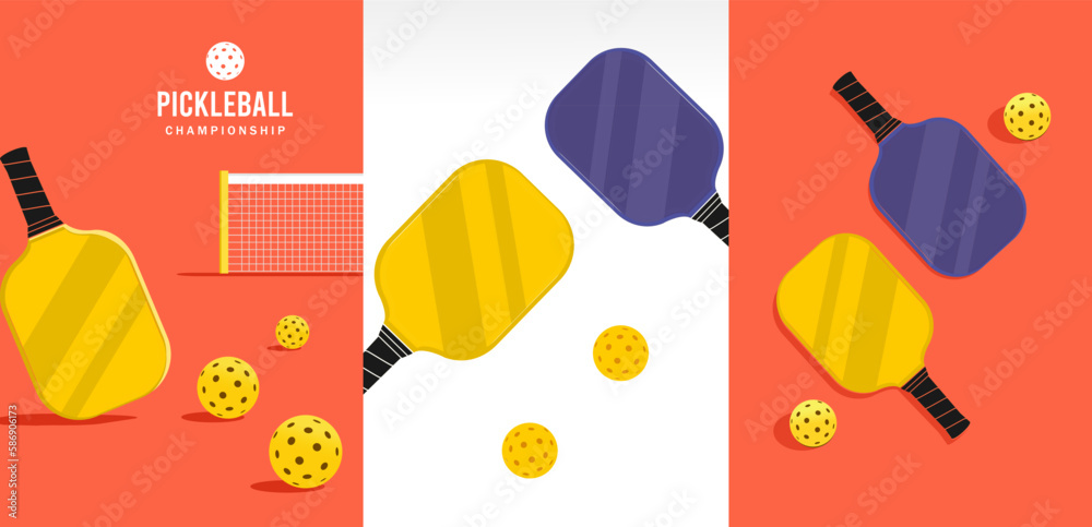 Great editable vector luxury pickleball background design for any media ...