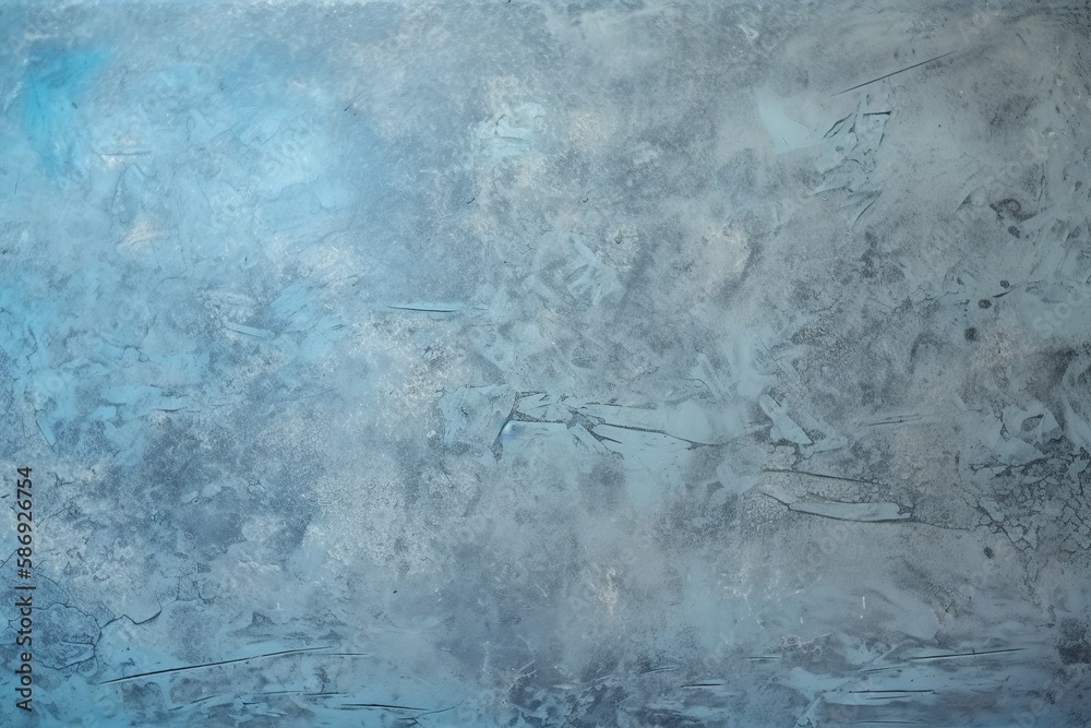 Blue-gray cement concrete texture with a grunge rough old stain ...