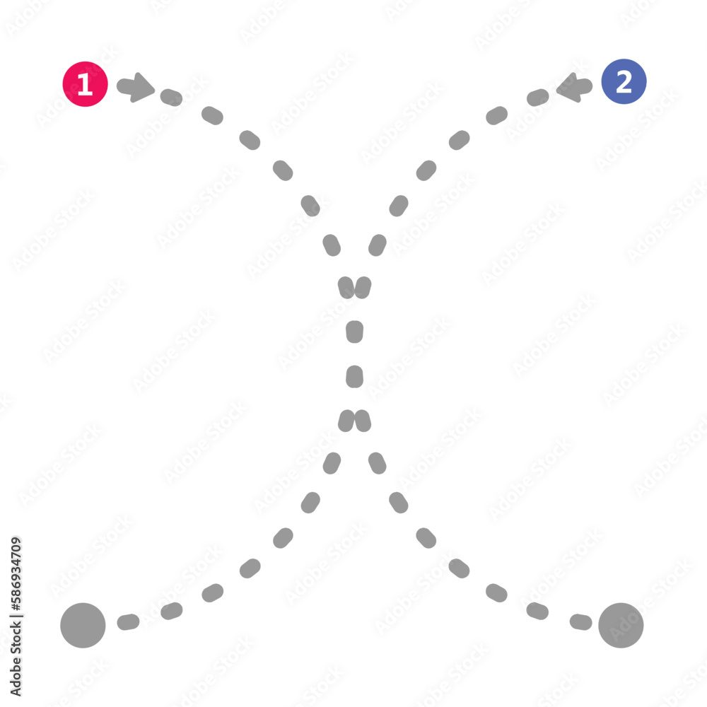 Tracing alphabet letter x lowercase prewriting dotted line element for kindergarten and ...