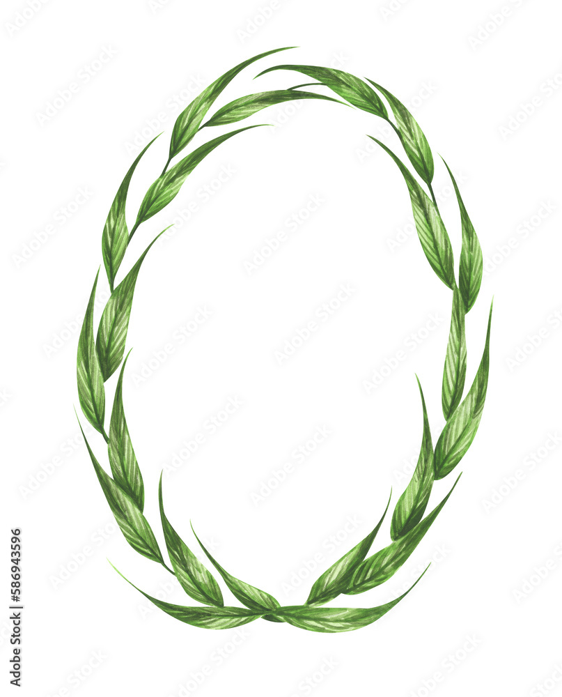 Number 0, alphabet of green leaves, Numbers from leaves Symbol 0 with ...