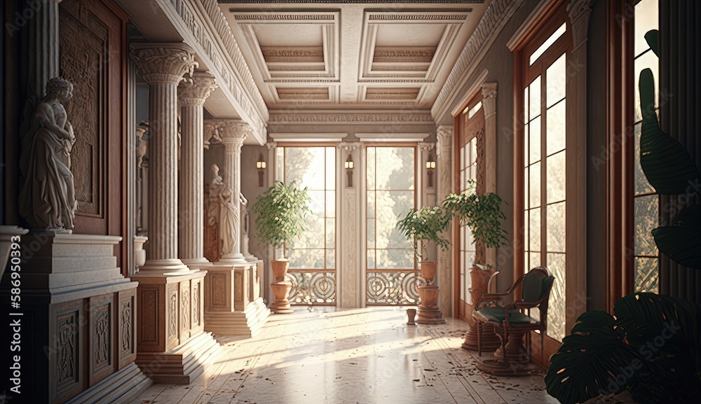 Greek interior exudes warmth and comfort with its earthy tones, rustic ...