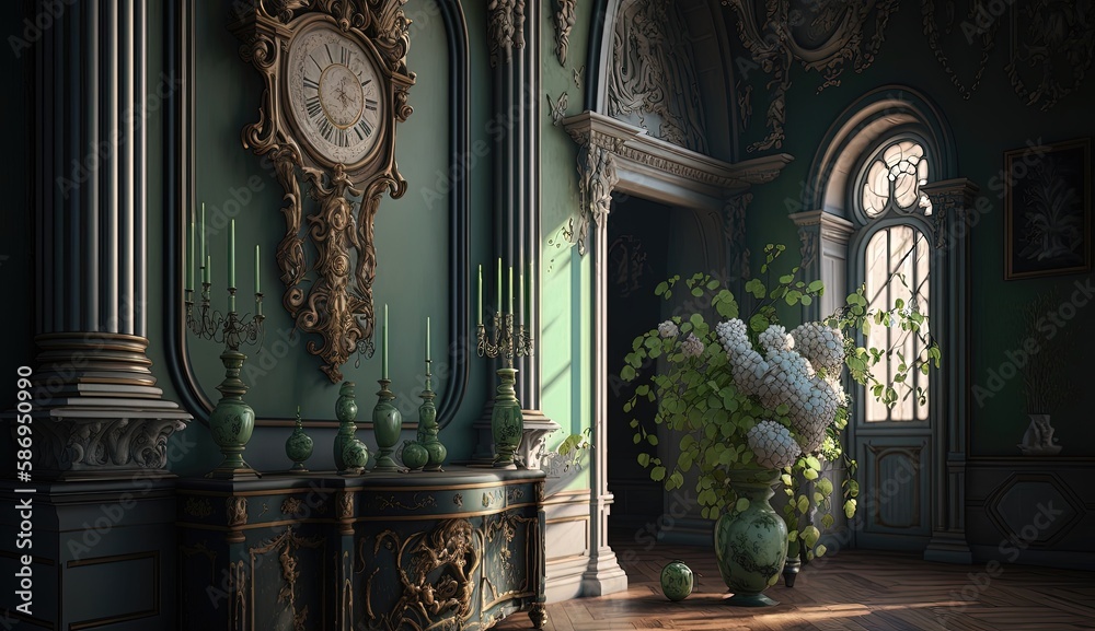 Rococo interior immerses you in the lavish and ornate world of the ...