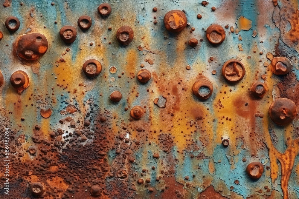 Rusty metal - A wallpaper that features the appearance of rust or ...