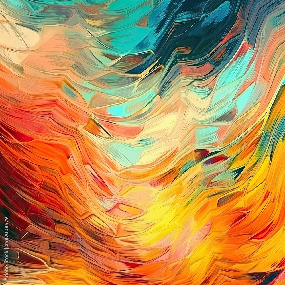 Abstract Art - A Wave of Colours Brought to You in Paint, Texture ...