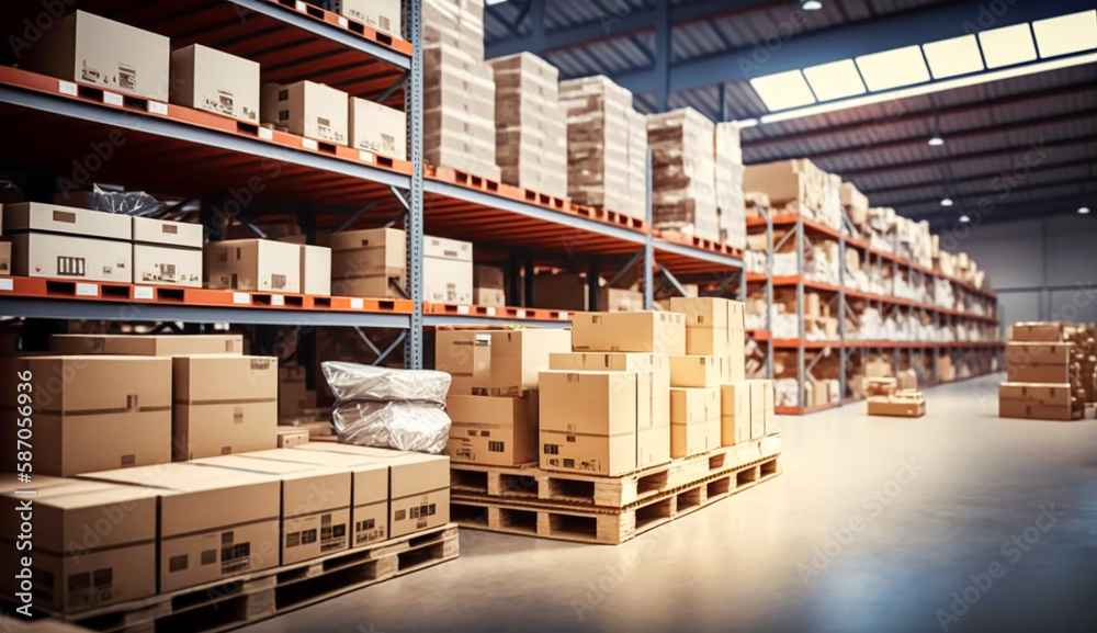 stock product inventory on shelf at distribution warehouse. logistic ... stock product inventory on shelf at distribution warehouse. logistic ...