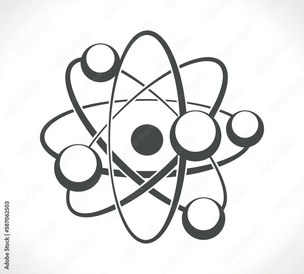 The concept of the atom as an innovation in business Stock Vector ...