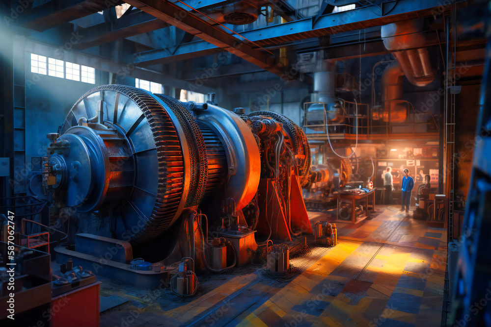 A blue and orange scene showcases the incredible power of digital twins ... A blue and orange scene showcases the incredible power of digital twins ...