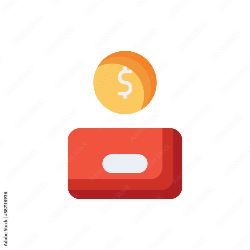 Donation icon. Suitable for Web Page, Mobile App, UI, UX and GUI design ...