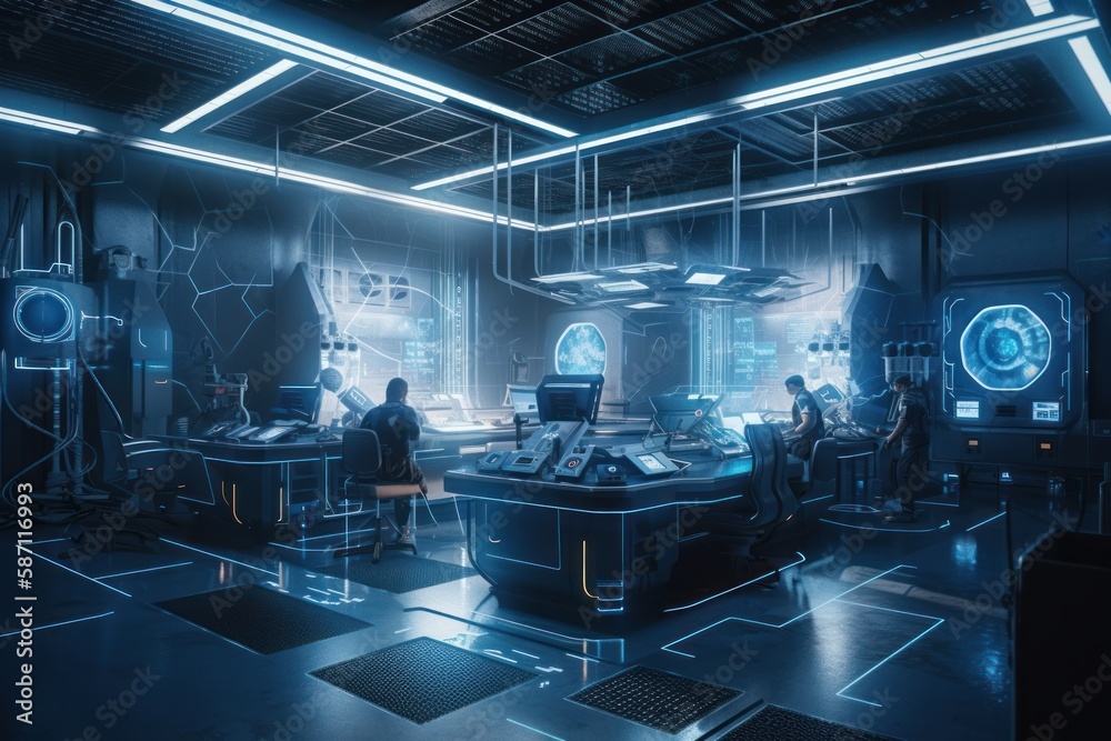 Exploring Blockchain Tech in Hyper Realistic Futuristic Labs: Unreal ...