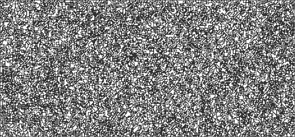 Dotwork noise pattern vector background. Black stipple dots and strips ...