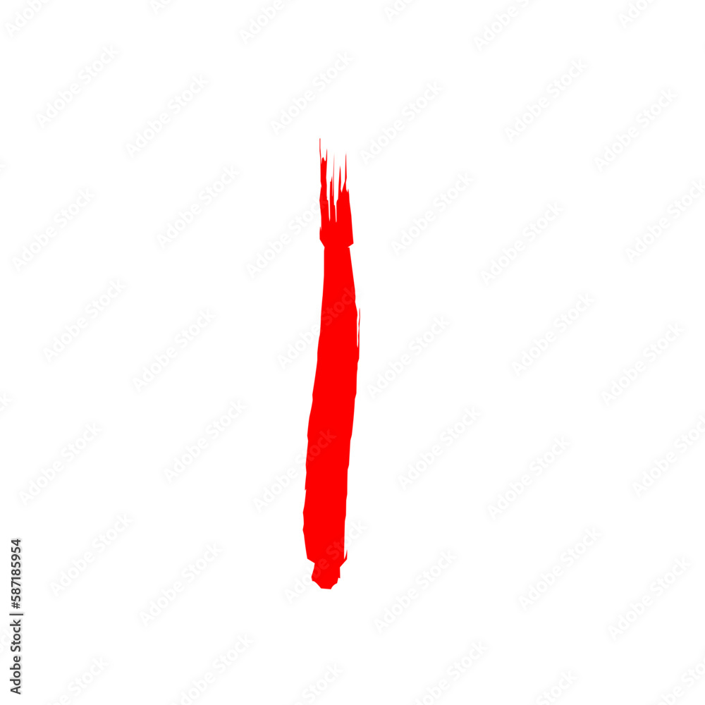 Photo & Art Print Red Tally Marks, Numberic, Tradisional Number, Vector ...