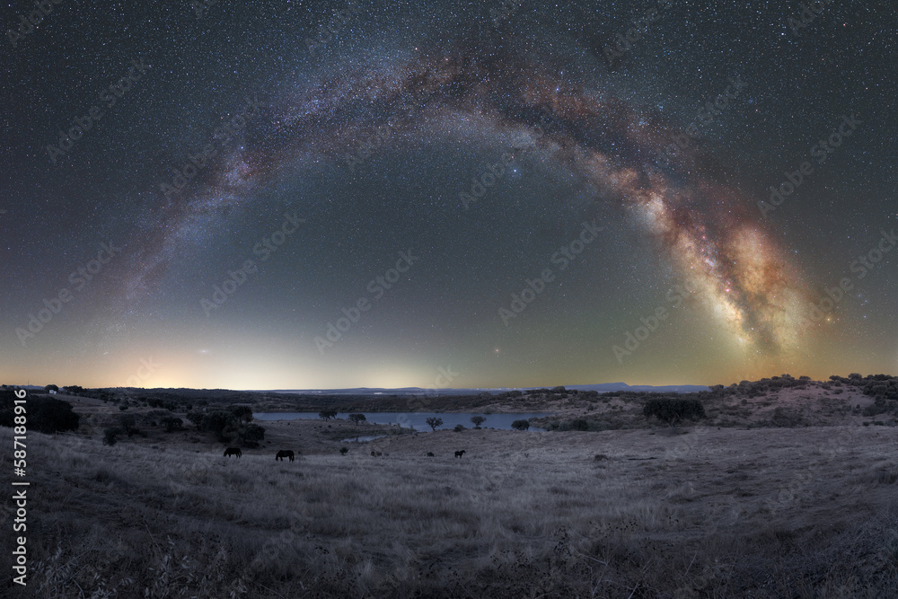 Galaxy Andromeda Planets