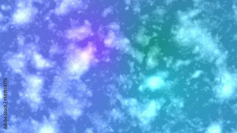 Enchanted Skies: A 4K UHD Fantasy Animation of Colorful Noisy Clouds ...