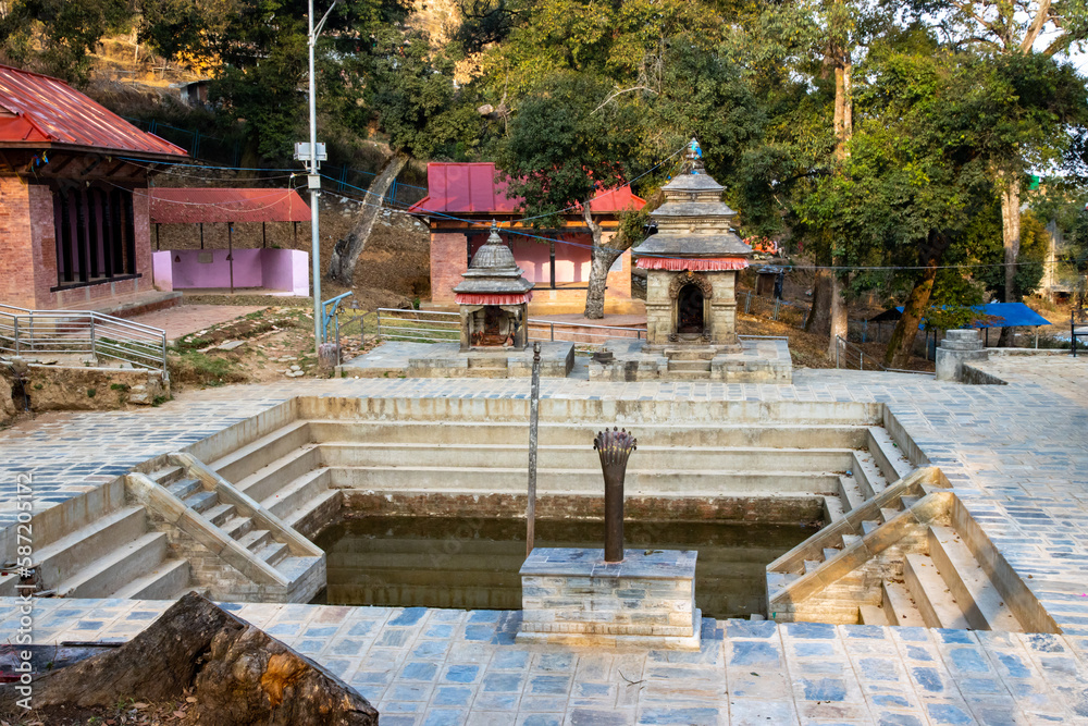 Indrasthan Temple and Indradaha Pond in KaluPande Hills, Chandragiri ...