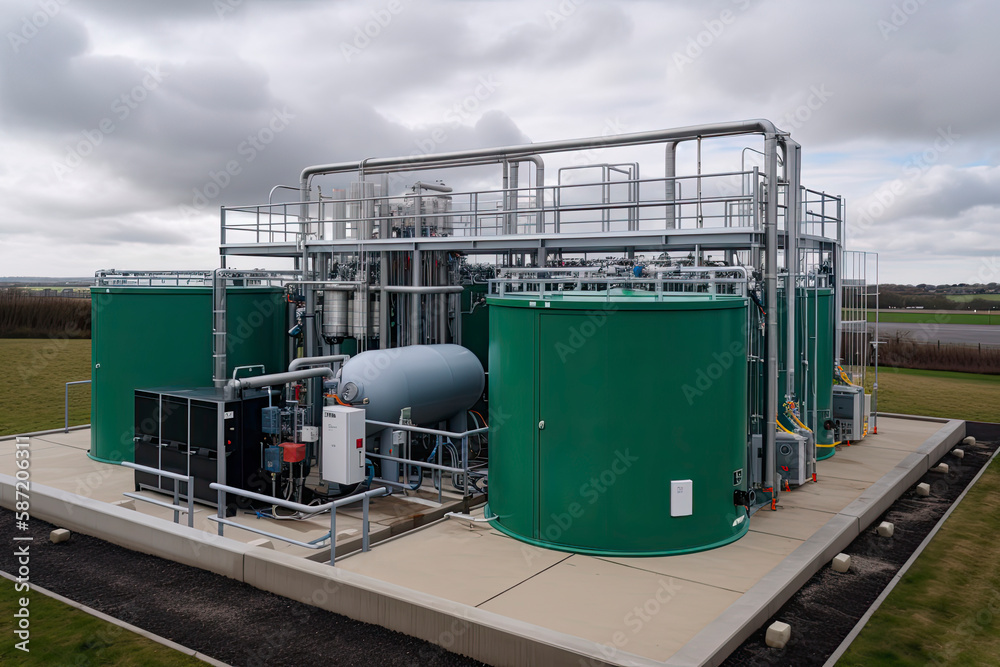 Green Hydrogen renewable energy production facility - green hydrogen ...