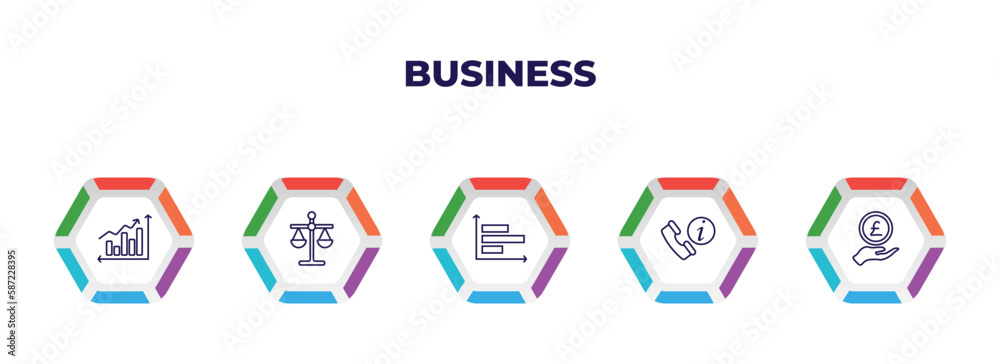 Editable Outline Icons With Infographic Template Infographic For Business Concept Included editable-outline-icons-with-infographic-template-infographic-for-business-concept-included