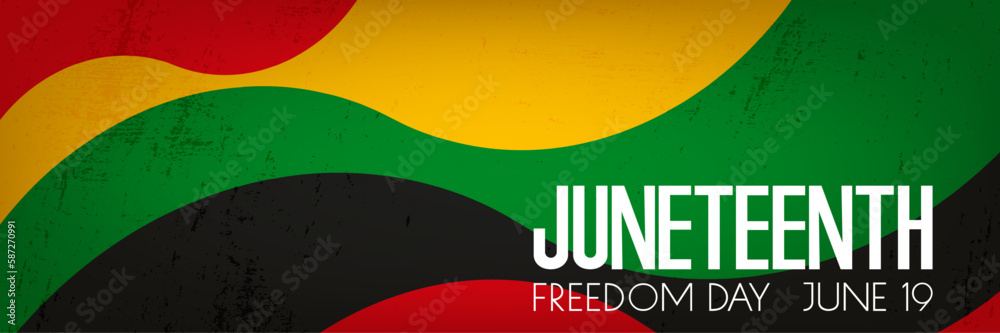 Juneteenth Freedom Day June 19 - African-American Independence Day. Day ...