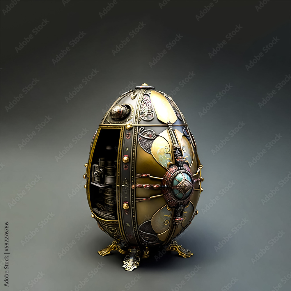 Steampunk Easter Egg Design for a Unique Easter Celebration: Victorian Twist on Traditional ...