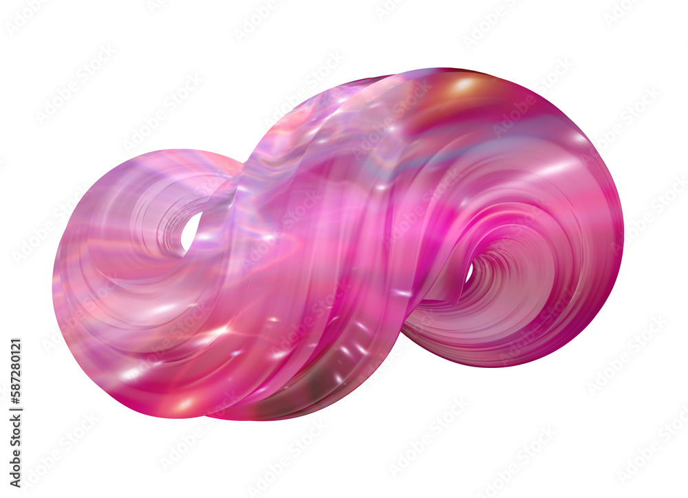 Abstract space figure of infinity on a transparent background in png ...