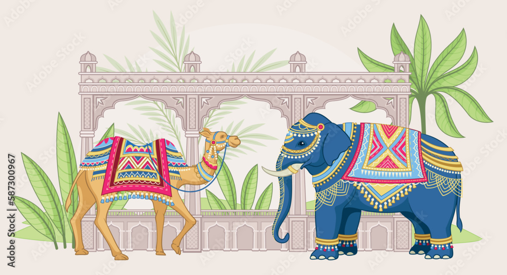 Traditional Indian Wedding Elephant
