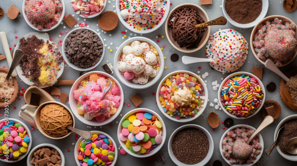 sharing all the best ice cream toppings and anything that would be ...