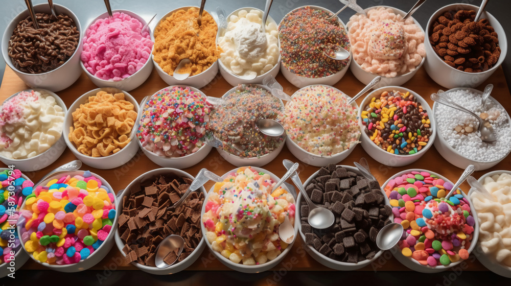 sharing all the best ice cream toppings and anything that would be ...
