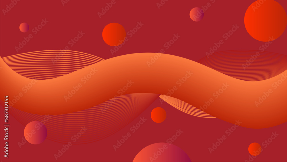 realistic red gradient background design Stock Vector | Adobe Stock