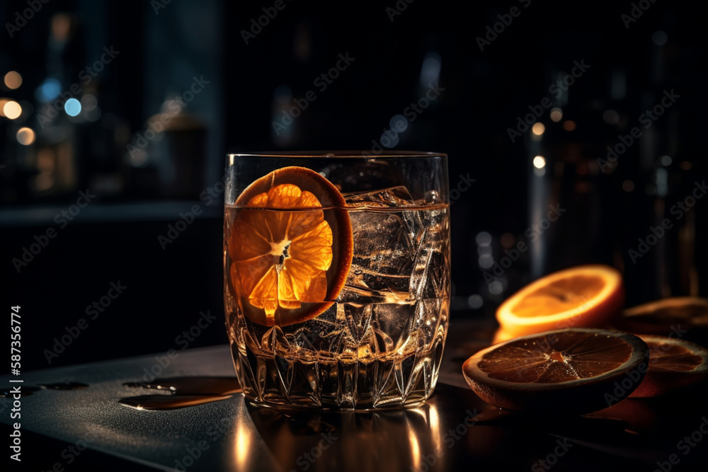 The dramatic lighting in this low-angle shot of a dark and edgy ...