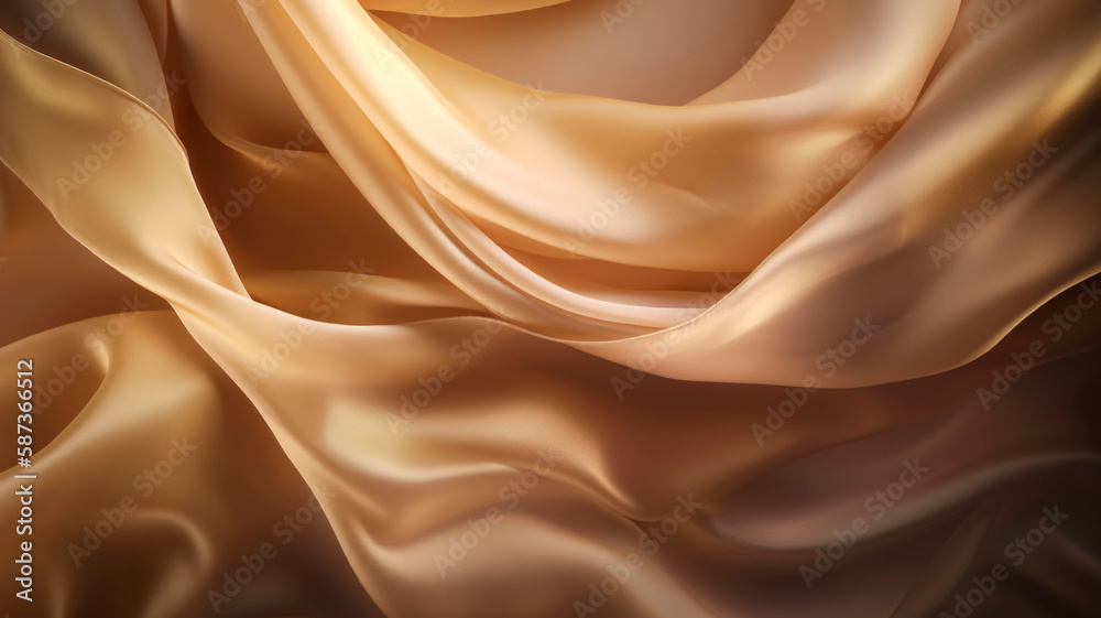 Elegant, transparent, translucent and smooth silk or satin luxury cloth ...