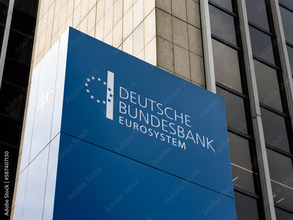 FRANKFURT, GERMANY - 20. March 2023: Deutsche Bundesbank (German ...