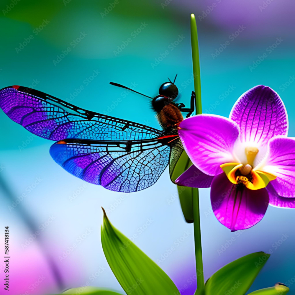 Create a stunning digital artwork that showcases the beauty of nature ...