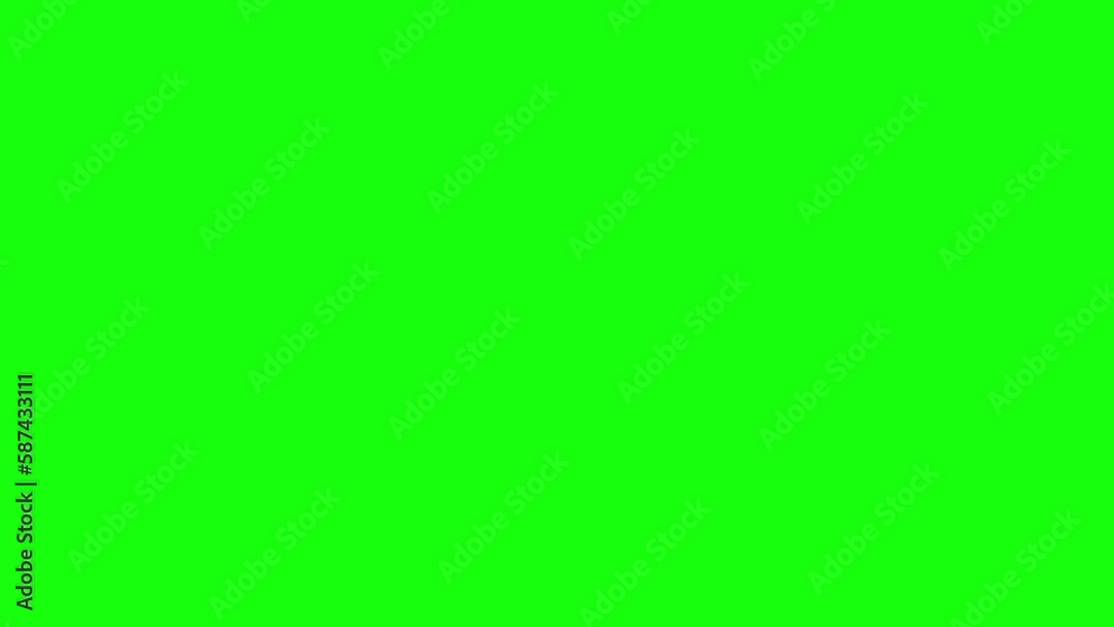 Red ribbon animation on green screen. Editable Background with keylight ...