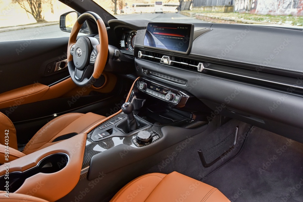 Toyota Supra GR. A pure sports car powered by a three-liter six ...