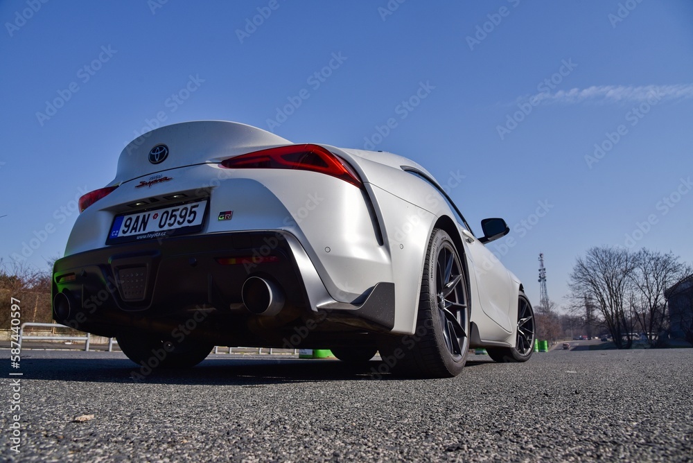 Toyota Supra GR. A pure sports car powered by a three-liter six ...