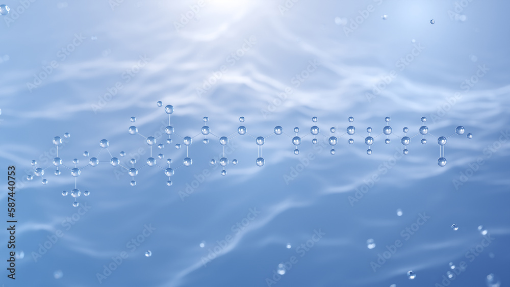 mupirocin molecular structure, 3d model molecule, antibacterials ...