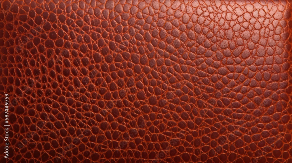 Smooth genuine brown leather texture background for design. Generative ...