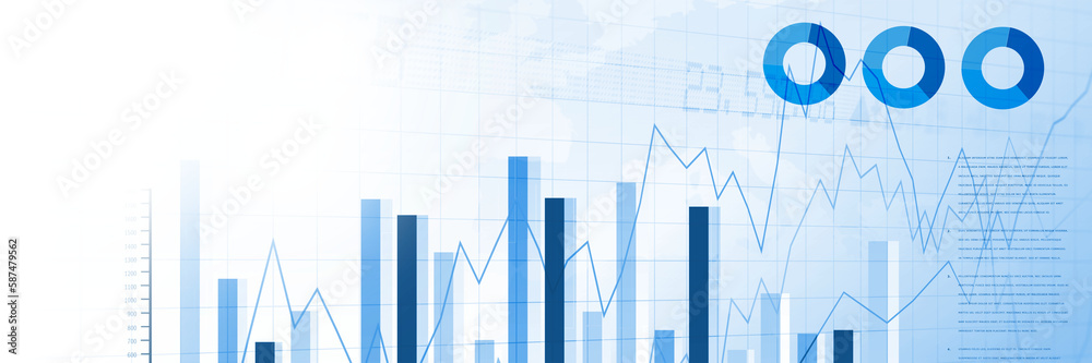 Digital image of various graphs on screen Stock Illustration | Adobe Stock