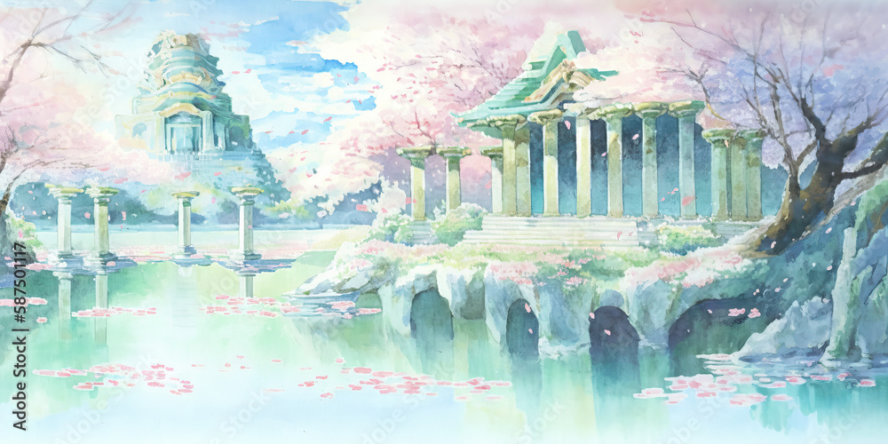 "Harmonia: The Goddess of Harmony and Concord in a Serene Scene ...