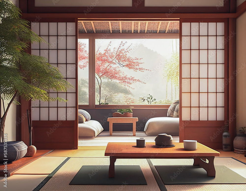 Japanese Traditional Living Room