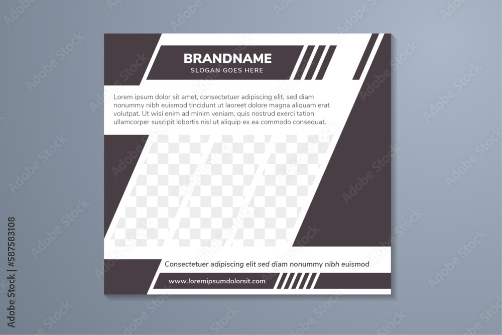 editable flyer template design with headline is dummy text. diagonal ...